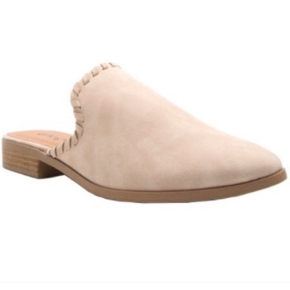Couture Gypsy | Shoes | Taupe Braided Slip On Mules Loafer All Szs 6 ...